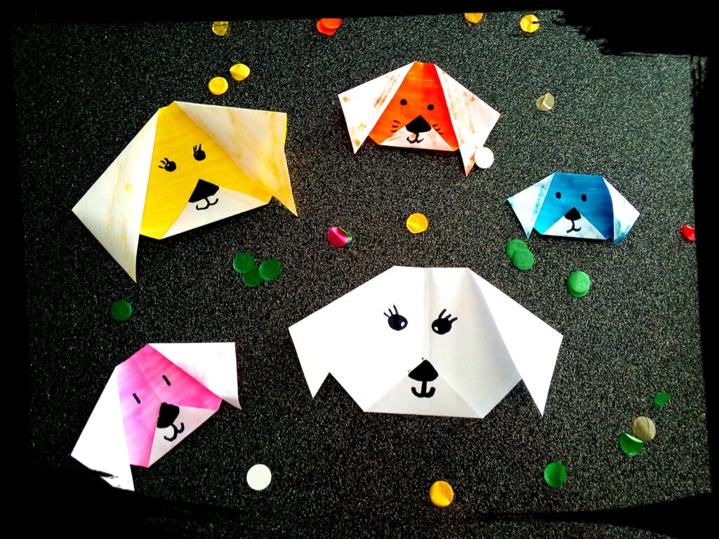 comment faire un pliage chien origami facile pour les petits