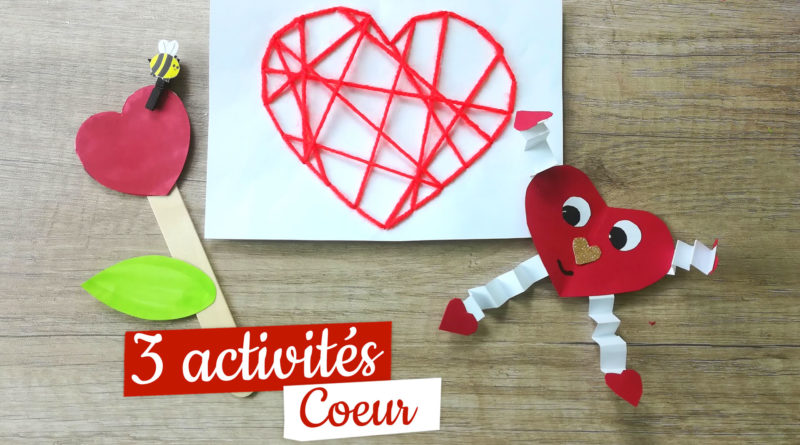 3 Activités manuelles saint valentin pour les enfants - ManzaBull'