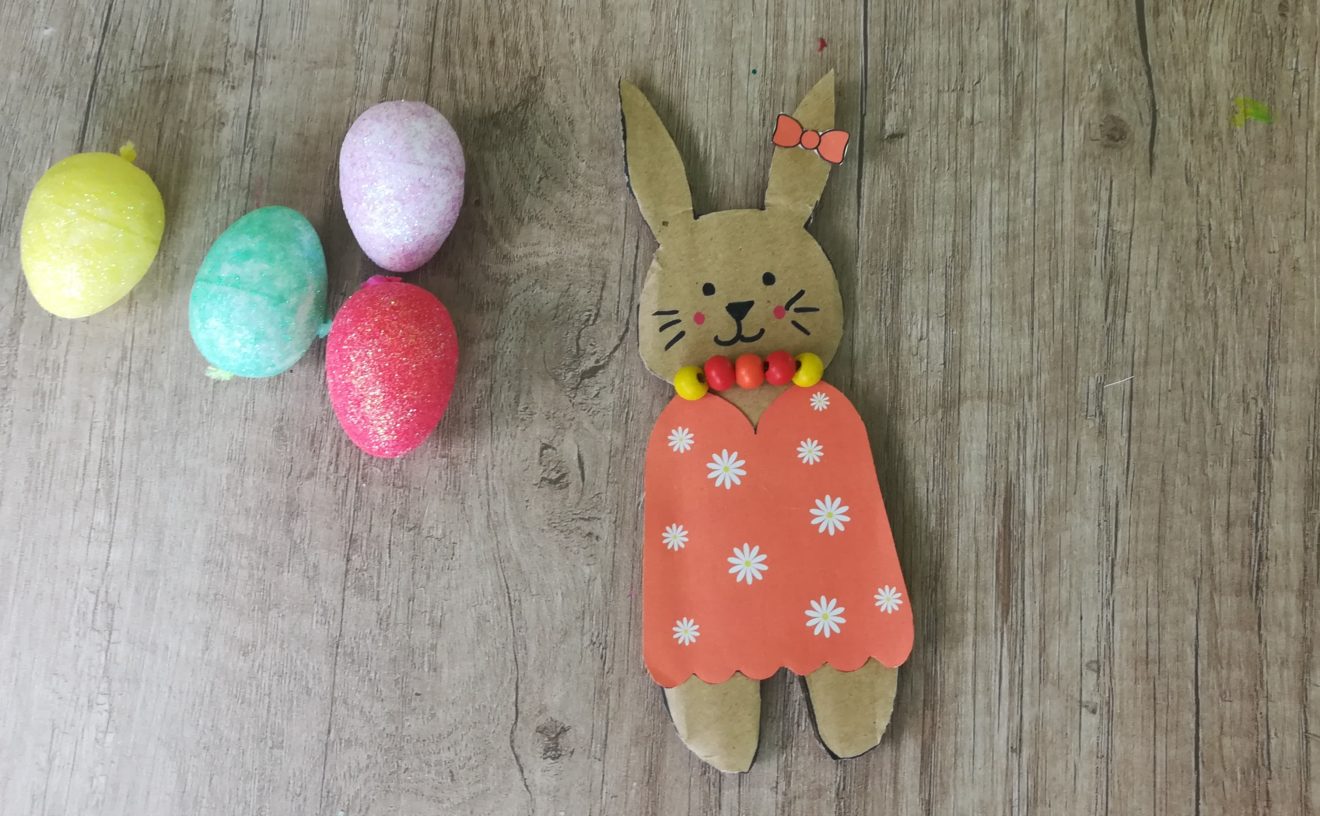 Lapin de Pâques en carton - ManzaBull'