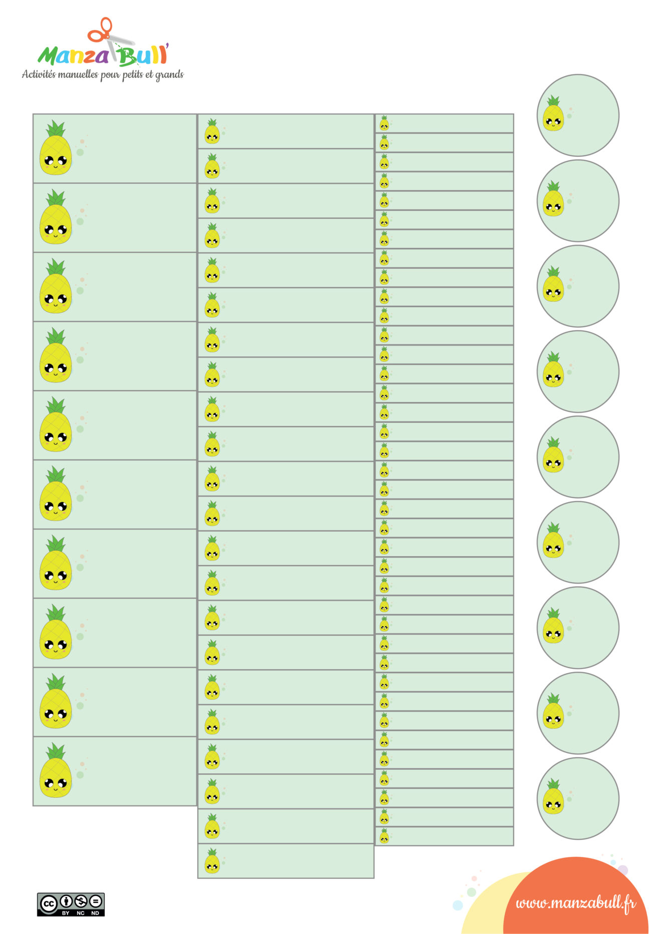 Étiquettes pour la rentrée à imprimer gratuites - ManzaBull'