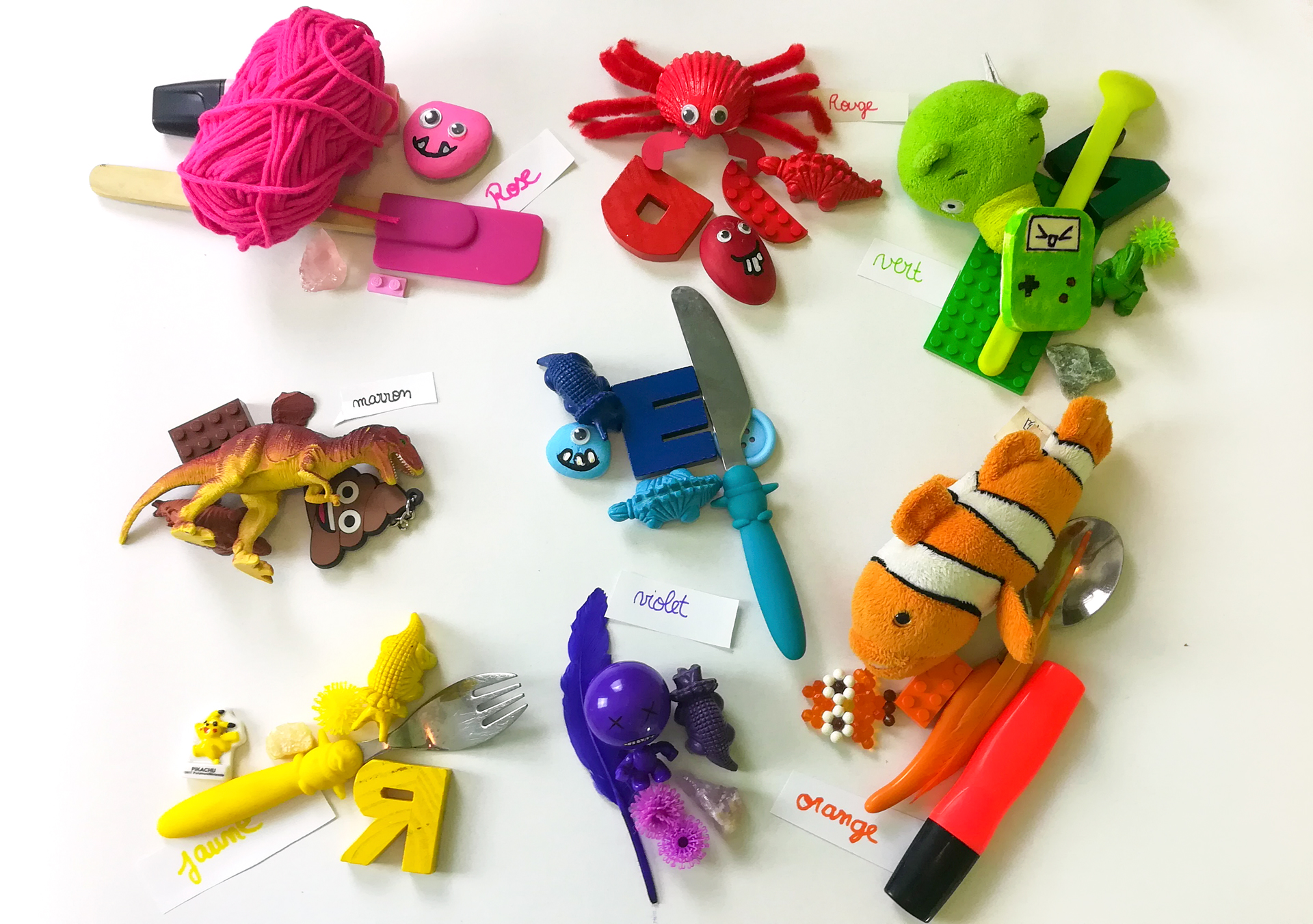 Activité apprentissage des couleurs - ManzaBull'