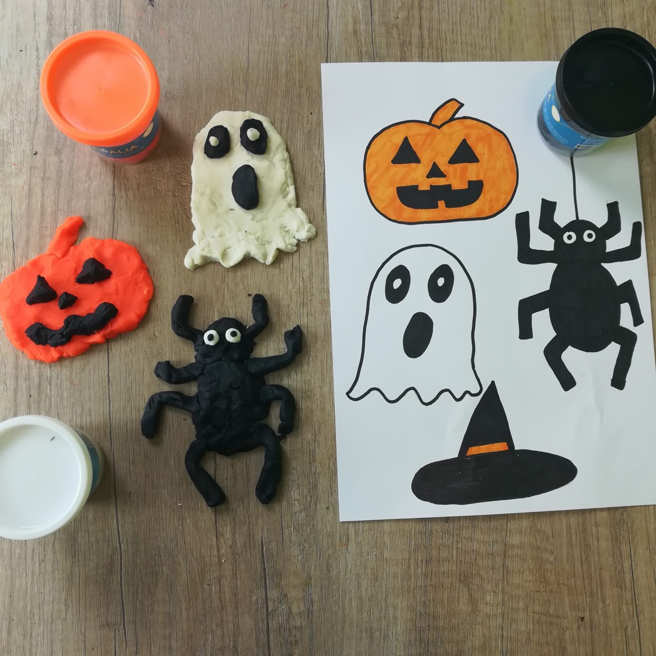 Activité pâte à modeler d'Halloween - ManzaBull'