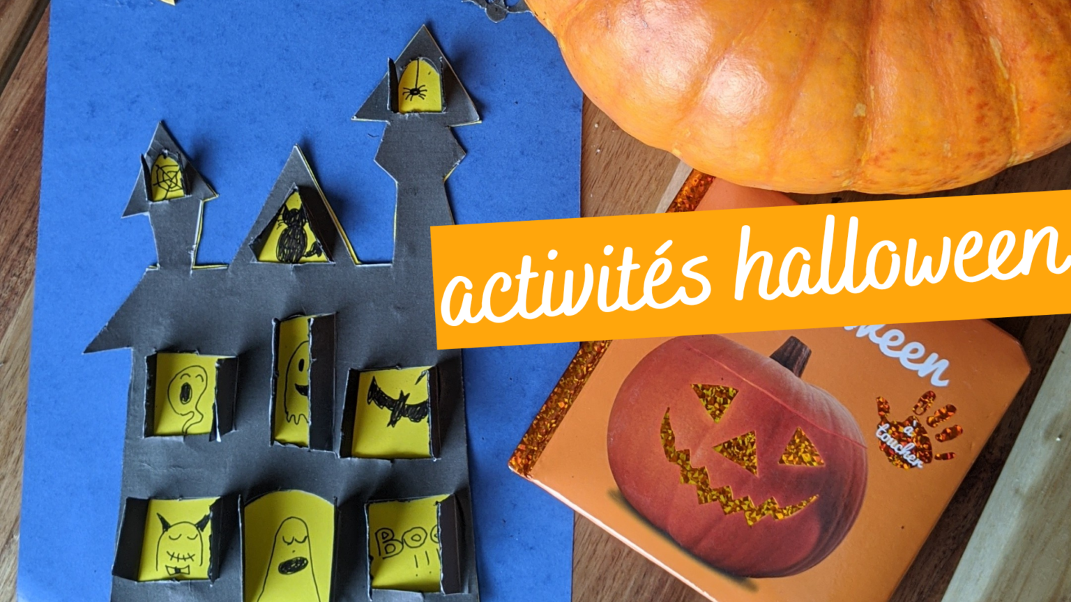 Activité halloween : maison Hantée - ManzaBull' activité manuelle facile