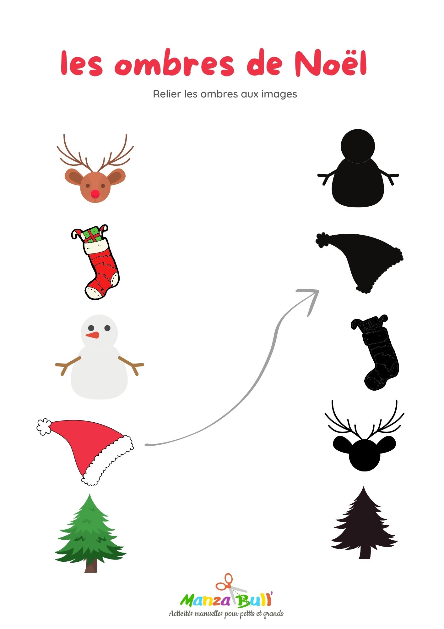 Fiches d'activités de Noël - ManzaBull'