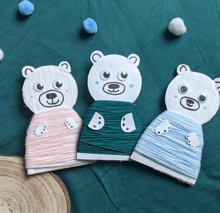 Activité manuelle hiver : les ours polaires - ManzaBull'