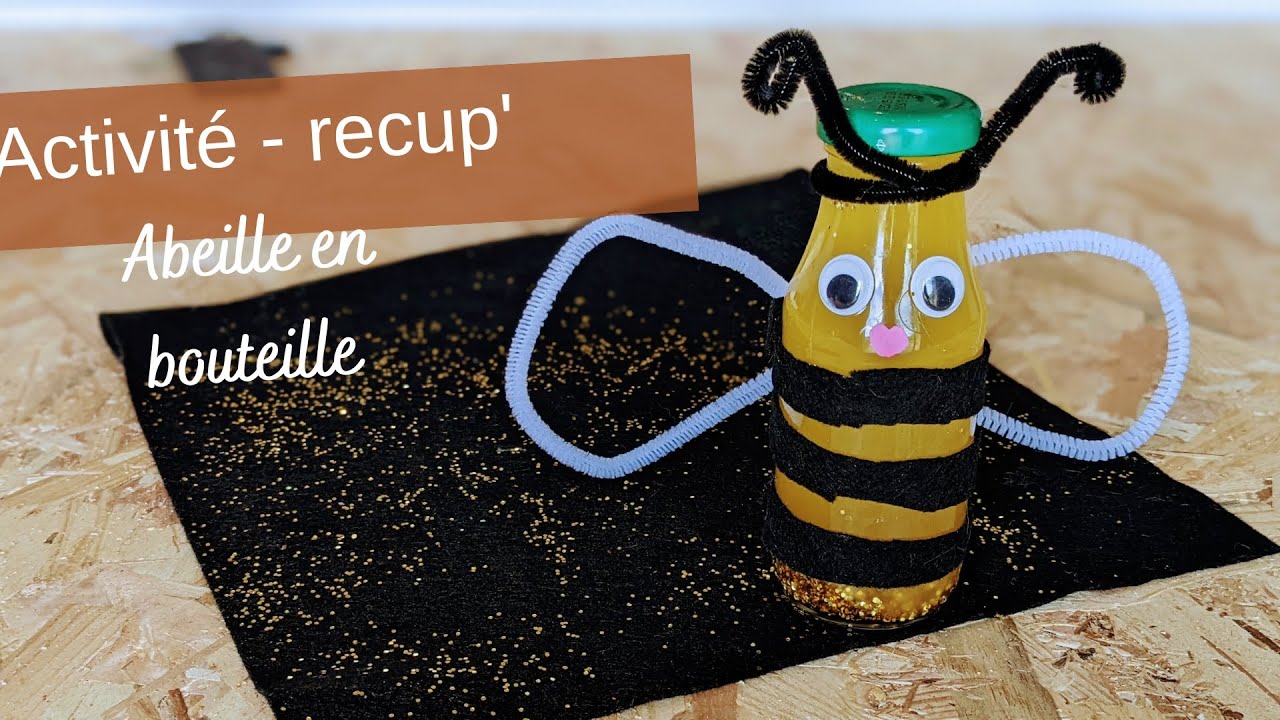 Activité manuelle : abeille en bouteille - ManzaBull'