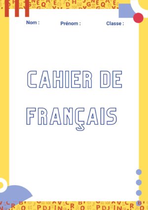 Pages de garde pour cahier à imprimer - ManzaBull'