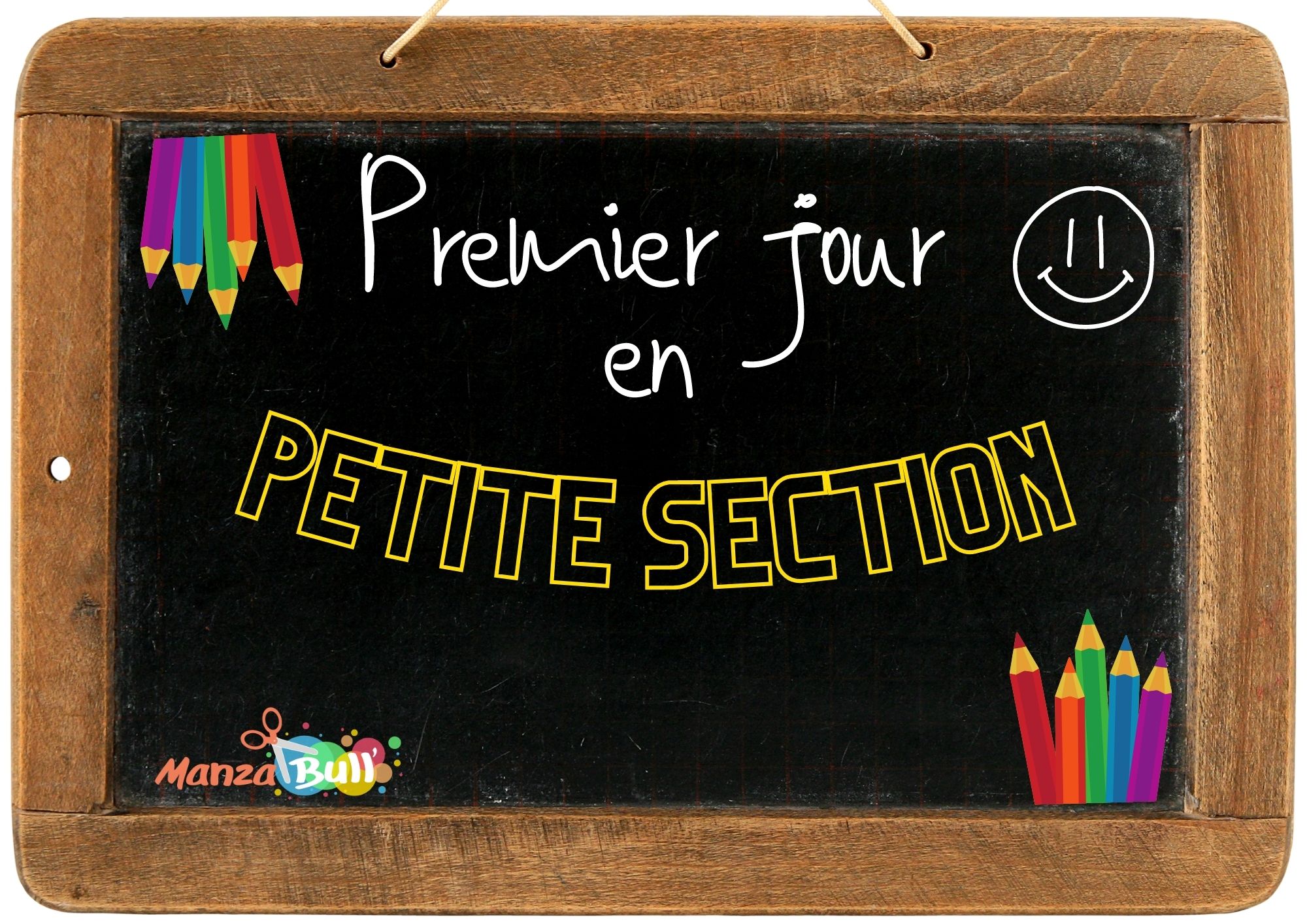 Affiche photo rentrée scolaire - ManzaBull'