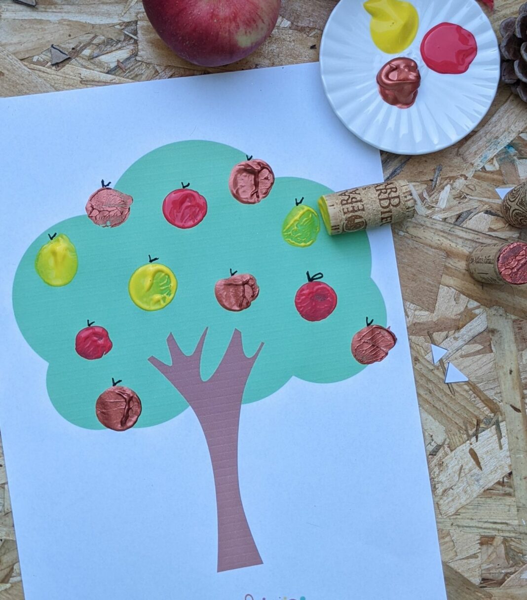Activités manuelles sur thème des pommes - ManzaBull'