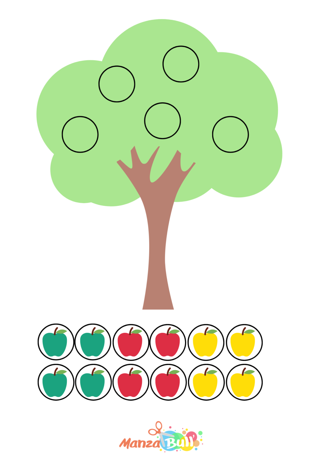 Activités manuelles sur thème des pommes - ManzaBull'