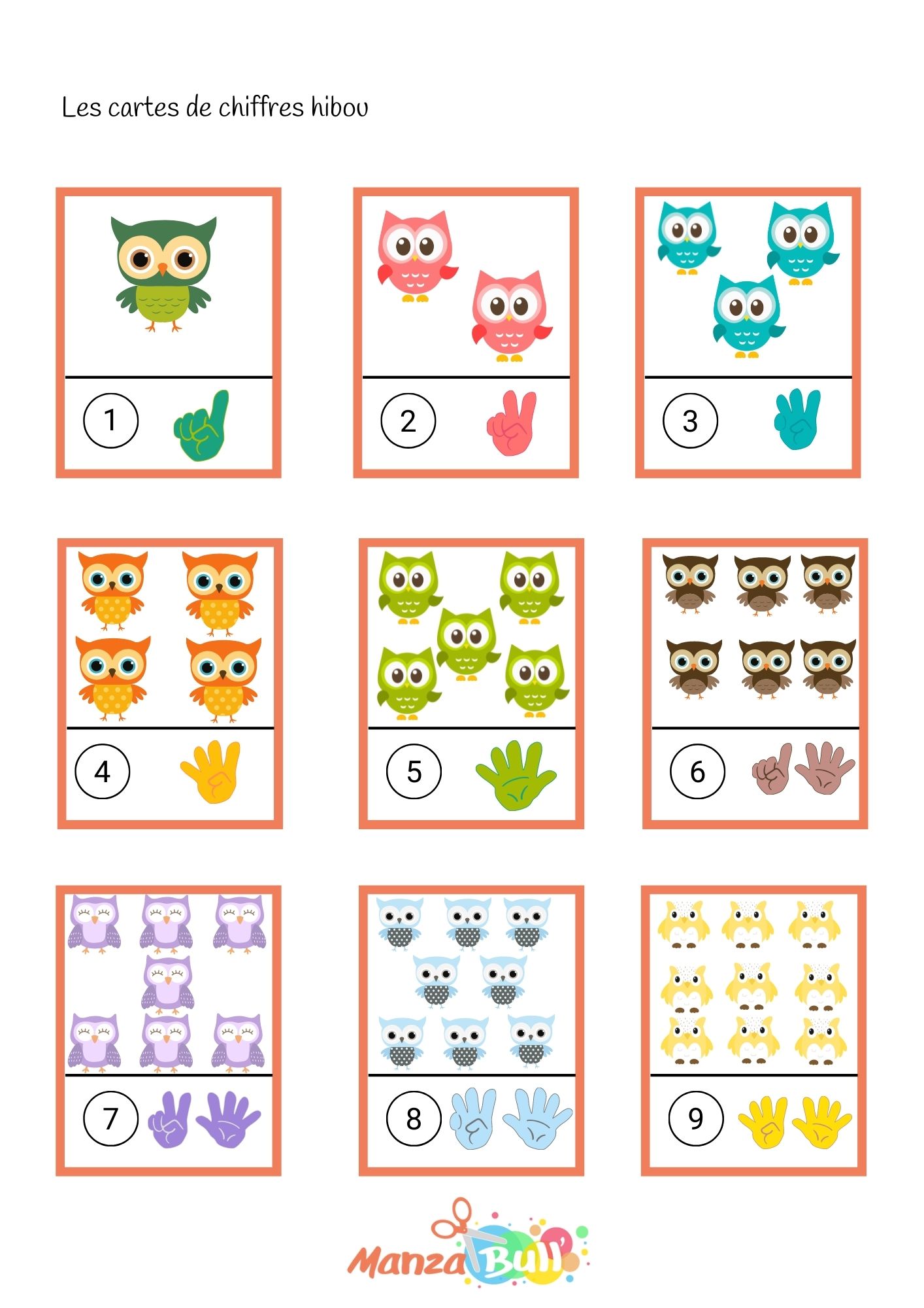 Activités d'automne sur le thème du hibou - ManzaBull'