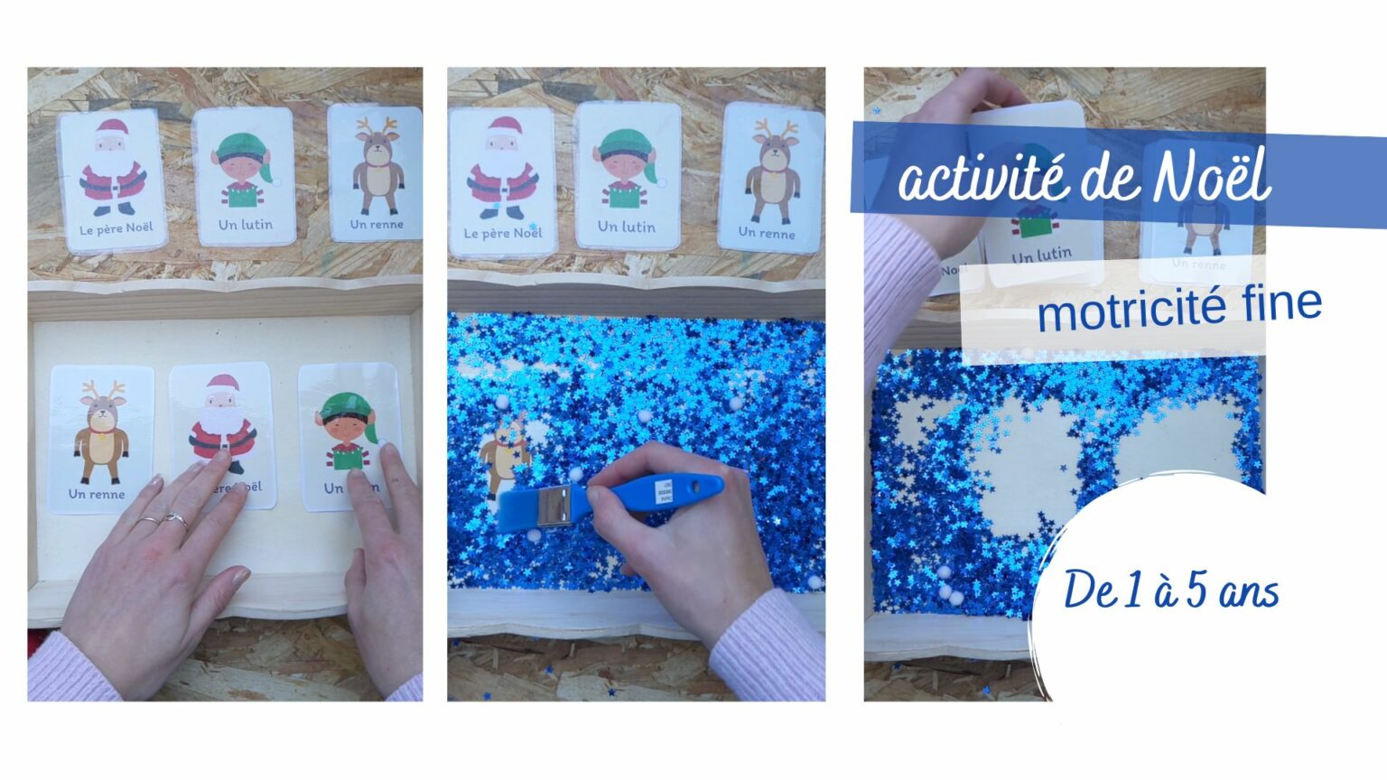 Activité motricité de Noël de 1 à 5 ans - ManzaBull'