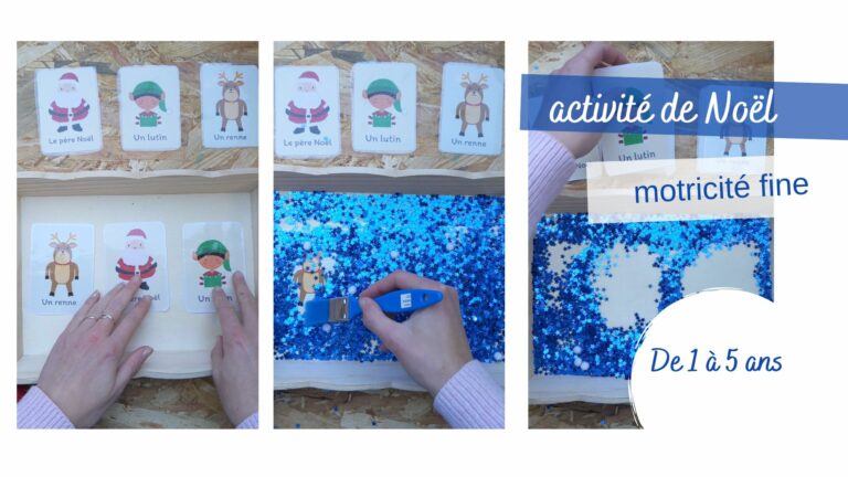 Activité motricité de Noël de 1 à 5 ans - ManzaBull'