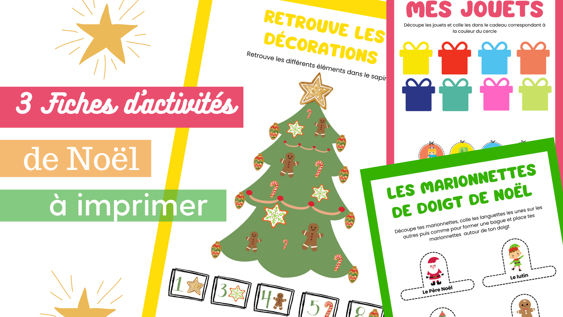 Fiches d'activités de Noël #2 - ManzaBull'
