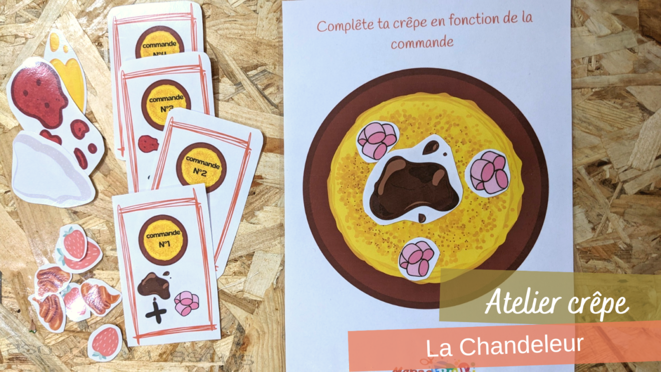 Activité manuelle de la chandeleur : la commande de crêpes - ManzaBull'