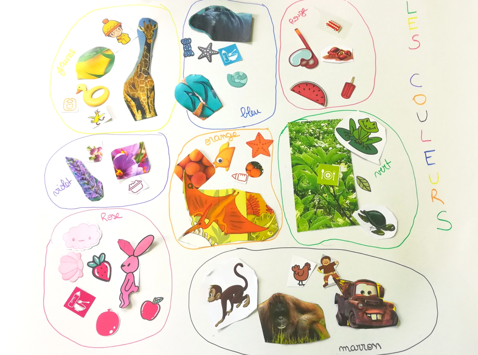 Atelier et activités sur l'apprentissage des couleurs - ManzaBull'