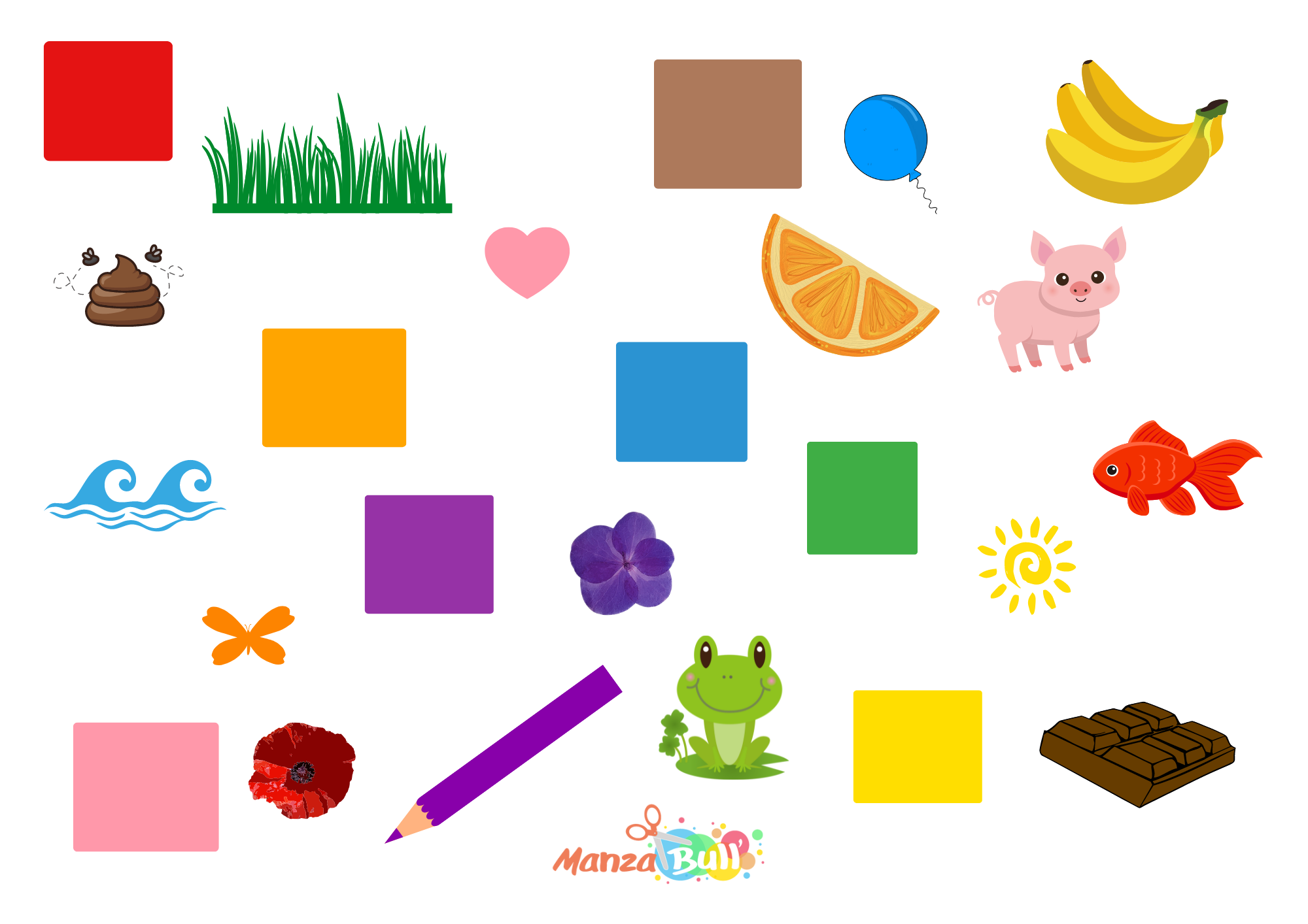 Atelier et activités sur l'apprentissage des couleurs - ManzaBull'