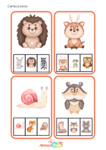 Cartes à pinces pour l'automne - ManzaBull'