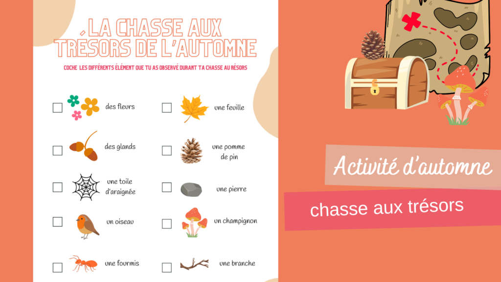Fiche chasse aux trésors pour l'automne - ManzaBull'
