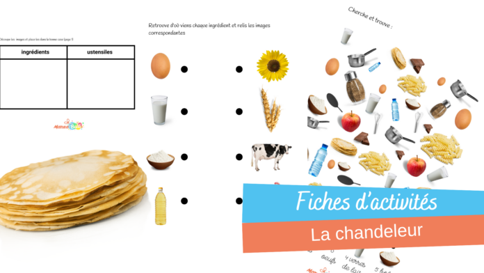 Fiches d'activités pédagogiques sur le thème de la chandeleur - ManzaBull'