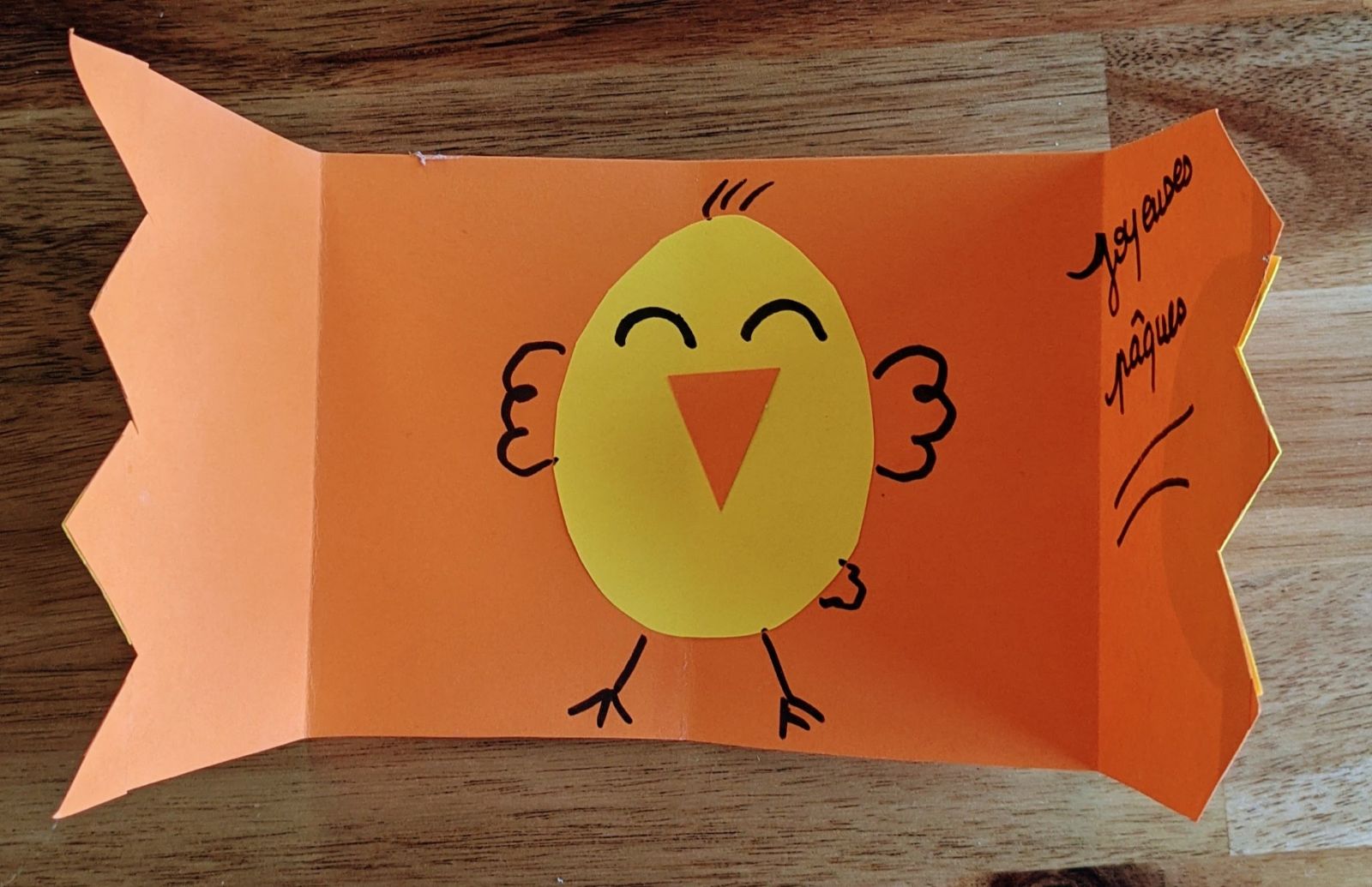 Tuto carte poussin de Pâques - ManzaBull'
