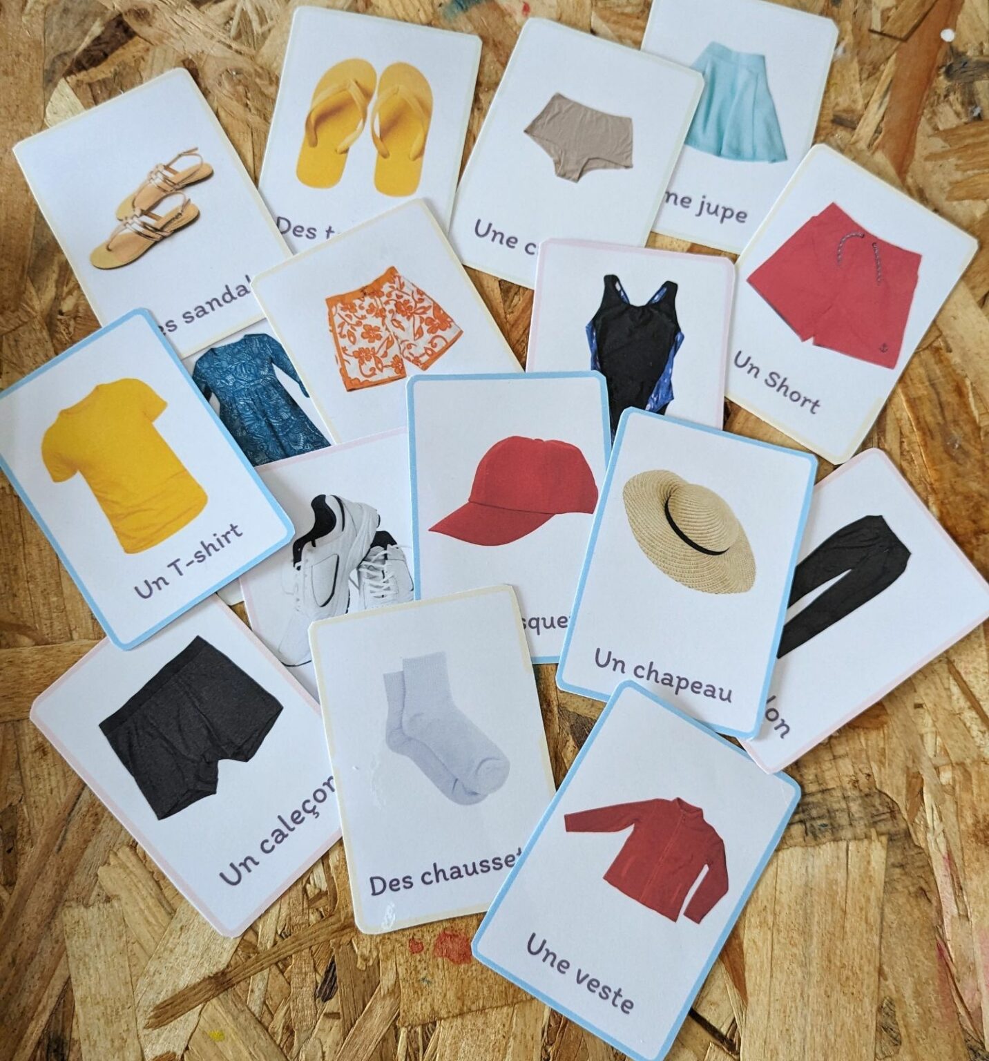 Fiches pédagogiques et imagier sur les vêtements d'été - ManzaBull'