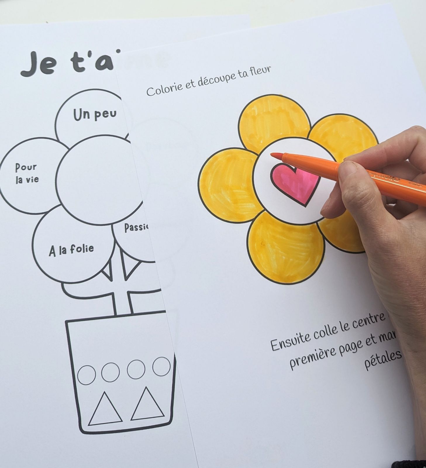 Activité manuelle enfant pour la fête des mères - ManzaBull'