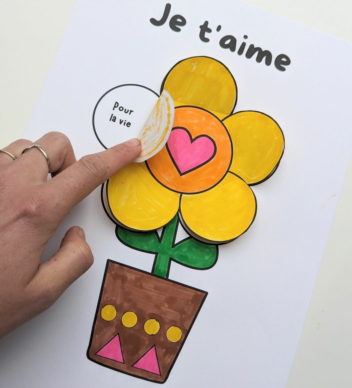 Activité manuelle enfant pour la fête des mères - ManzaBull'