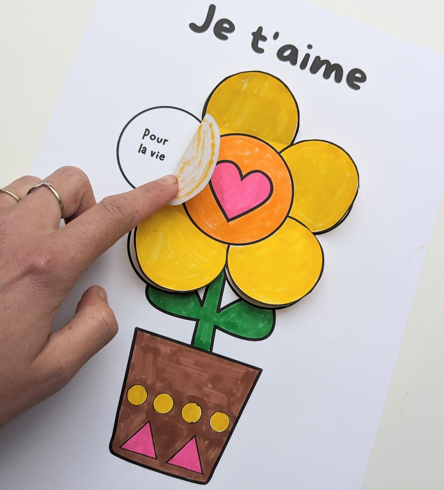 Activité manuelle enfant pour la fête des mères - ManzaBull'