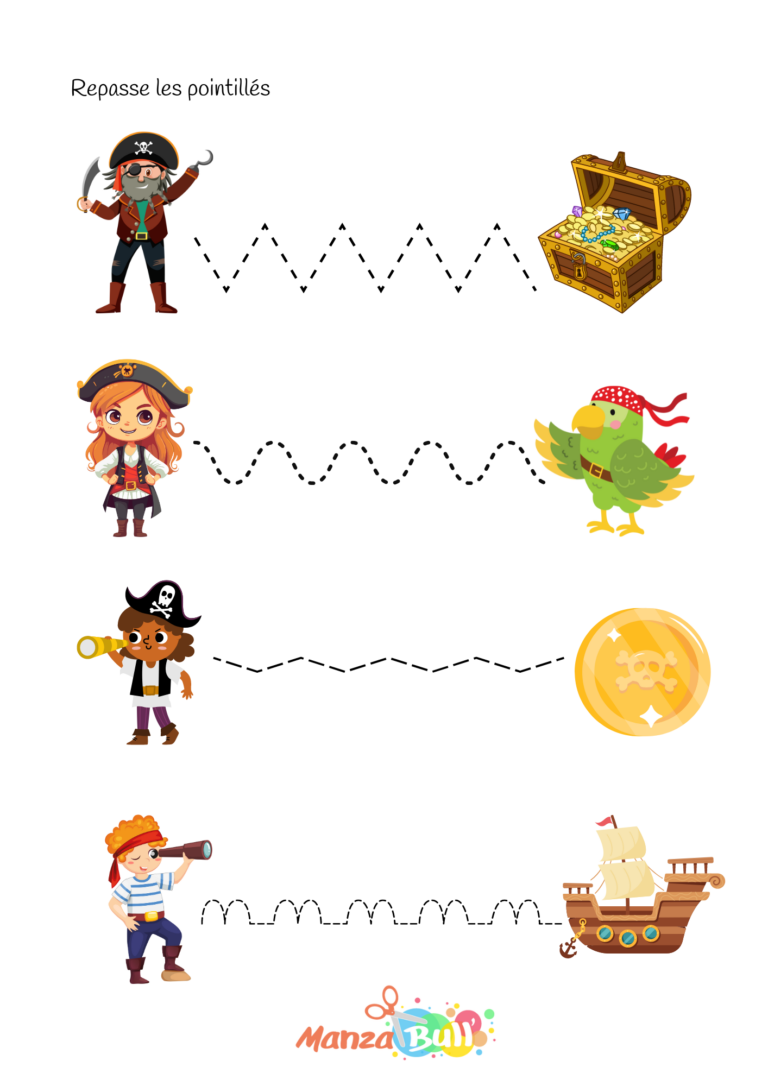 Activités manuelles et fiches pédagogiques sur le thème des pirates ...