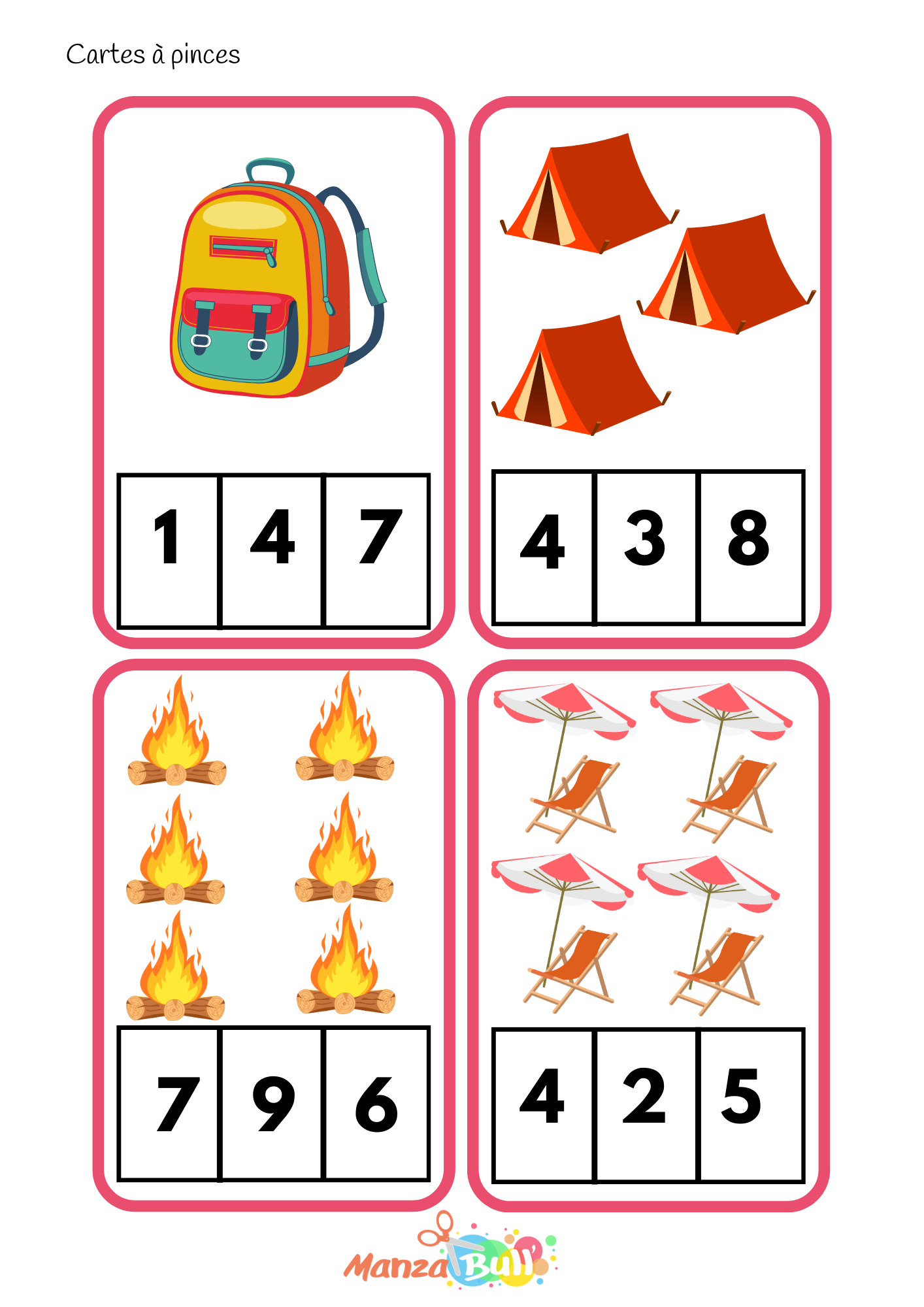 Activités manuelles d'été et fiches pédagogiques sur le thème du ...