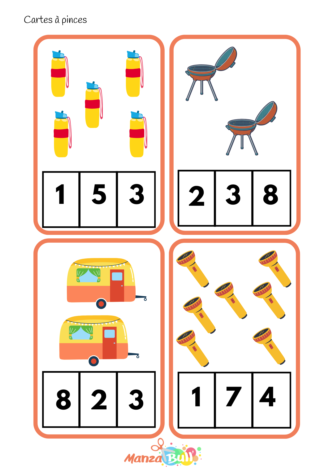 Activités manuelles d'été et fiches pédagogiques sur le thème du ...