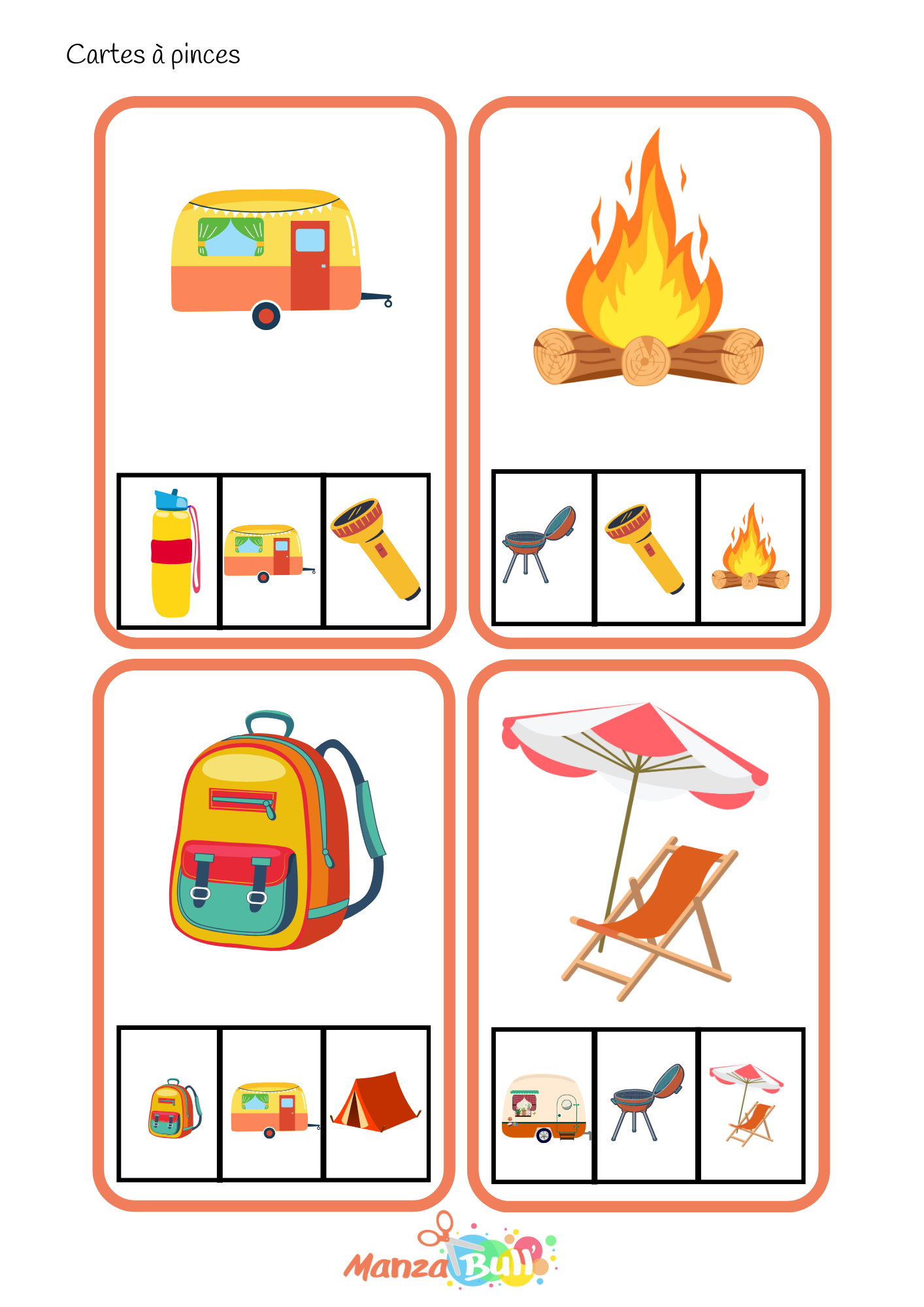 Activités manuelles d'été et fiches pédagogiques sur le thème du ...