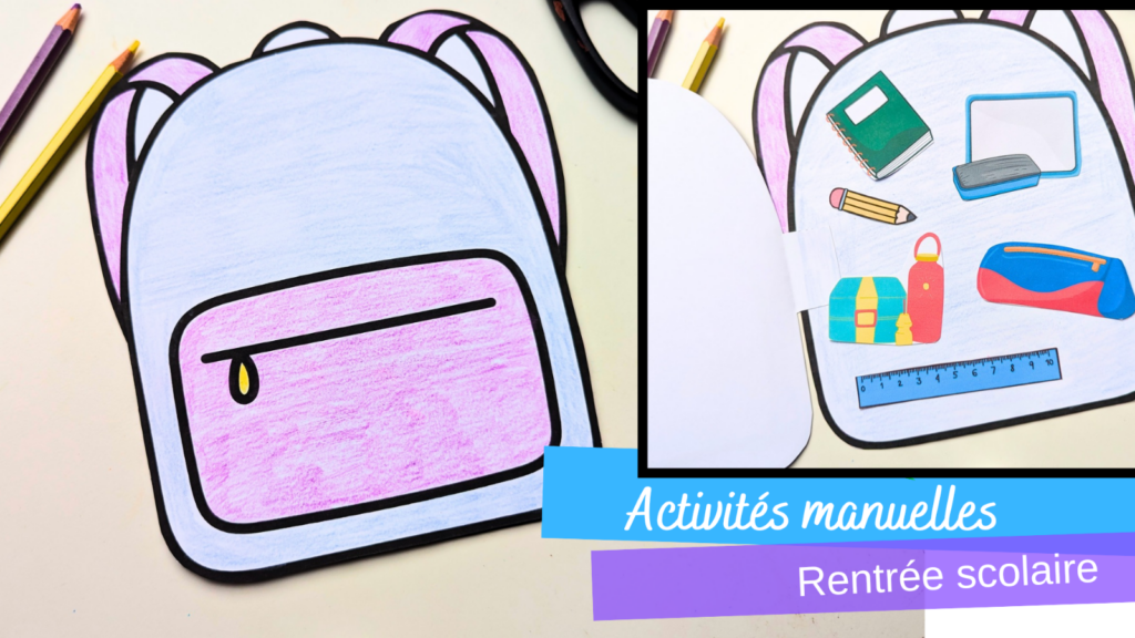 Activité manuelle et pédagogique pour la rentrée scolaire - ManzaBull'