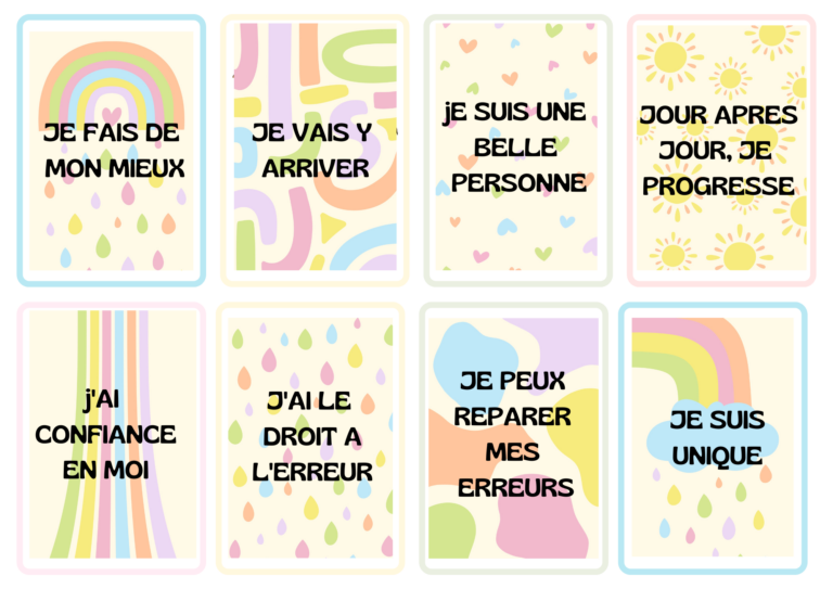 Affirmations positives pour les enfants - ManzaBull'