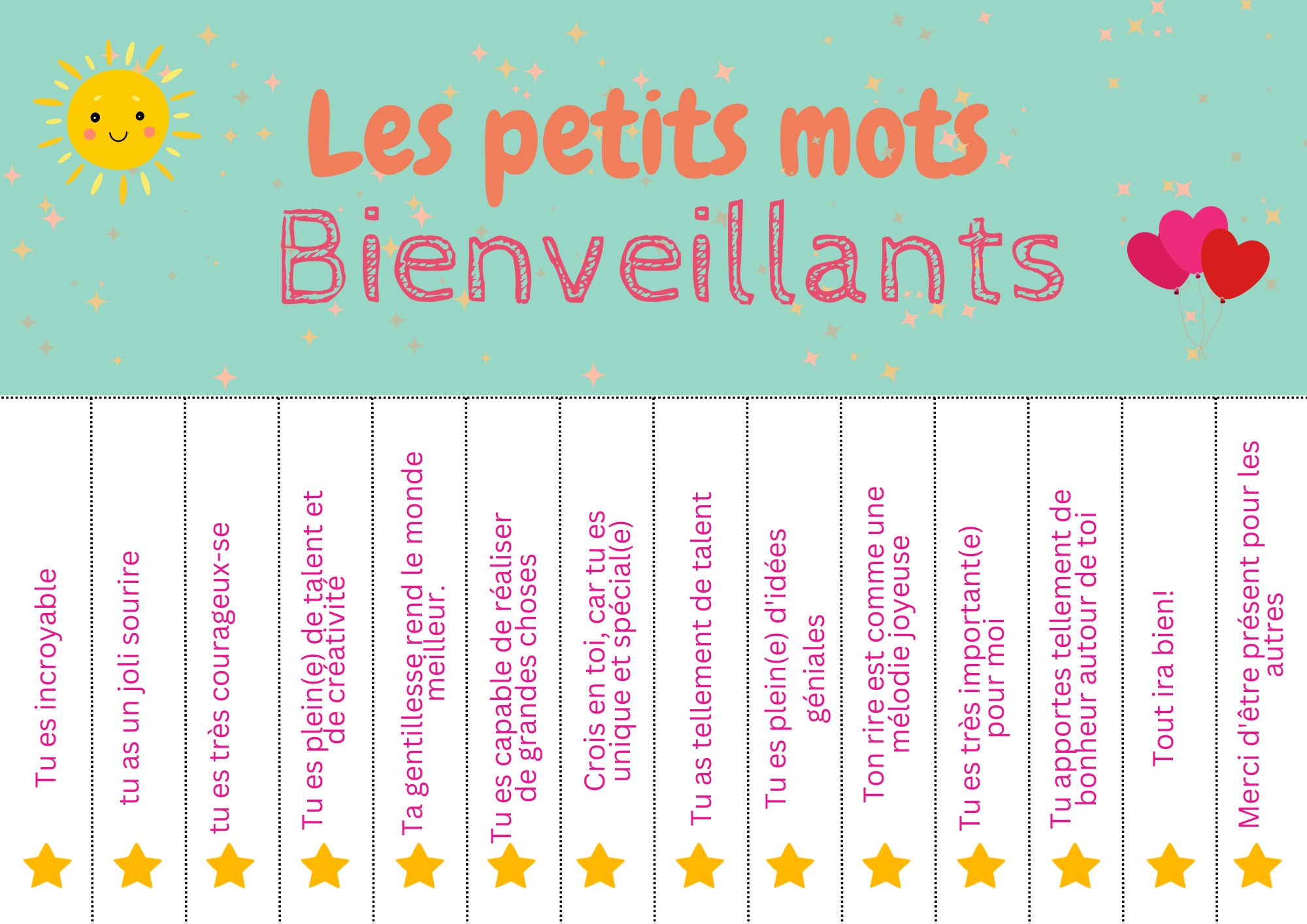 Affirmations positives pour les enfants - ManzaBull'