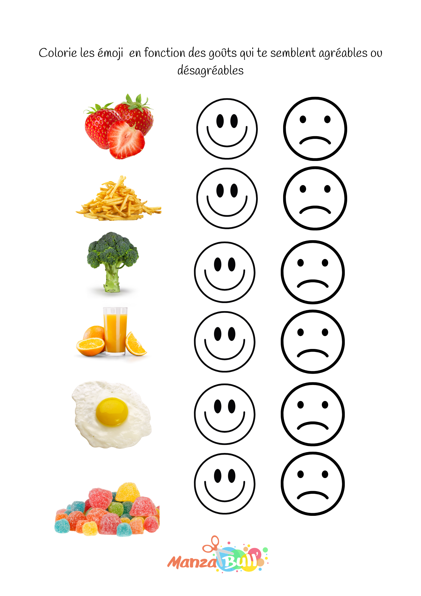 Activités pédagogiques pour la semaine du goût - ManzaBull'