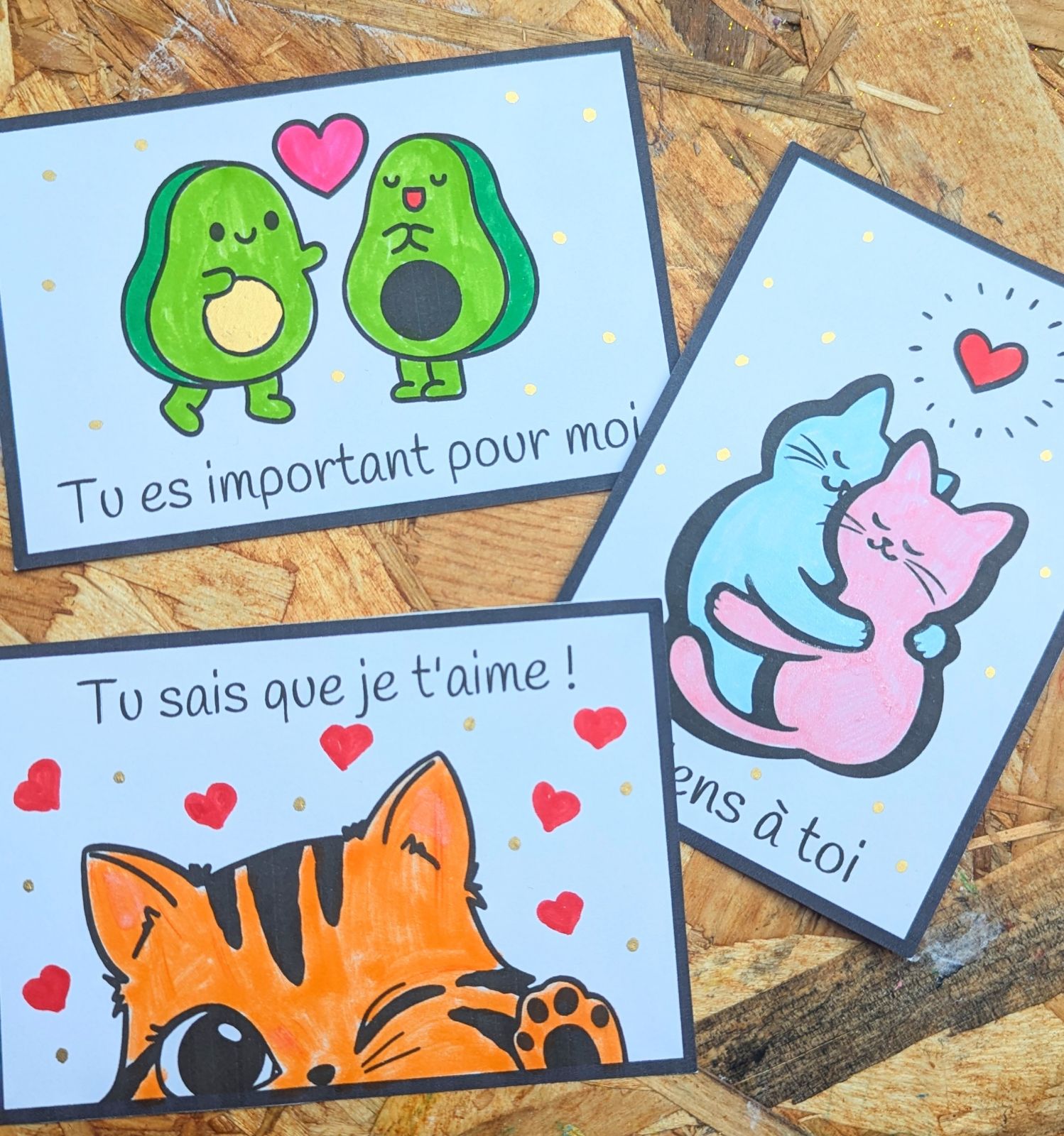 Coloriages et cartes de saint valentin à colorier