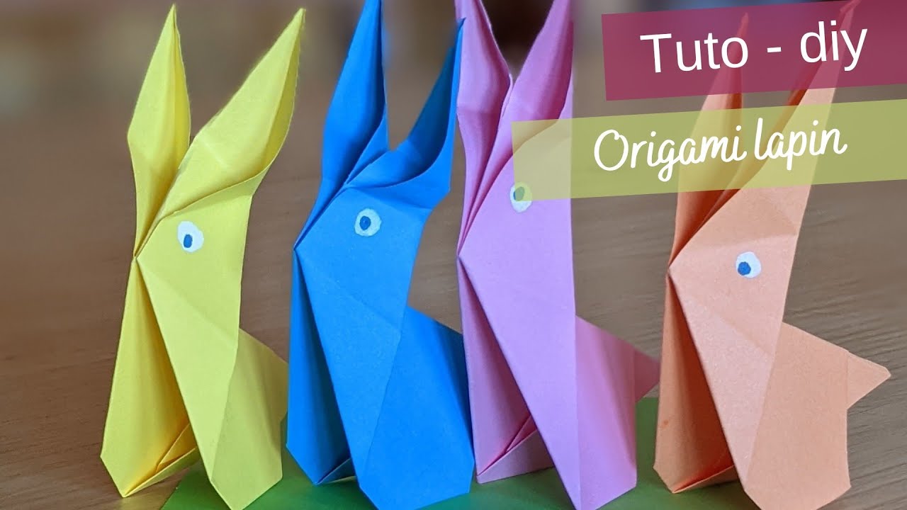 Origami lapin de pâques - ManzaBull'
